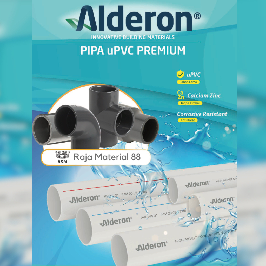 Jual PIPA ALDERON uPVC AW 1 INCH PUTIH 4 METER BEST QUALITY | Shopee ...