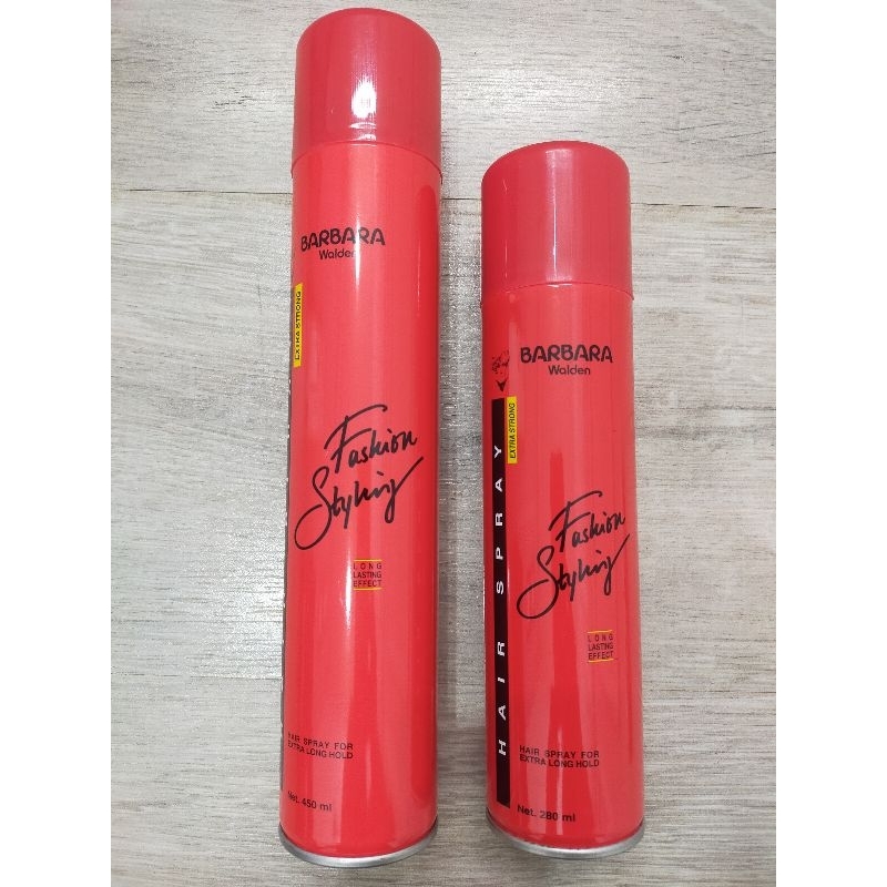 Jual Barbara Wolden Hair Spray Extra Long Hold (450ml, 280ml) | Shopee ...
