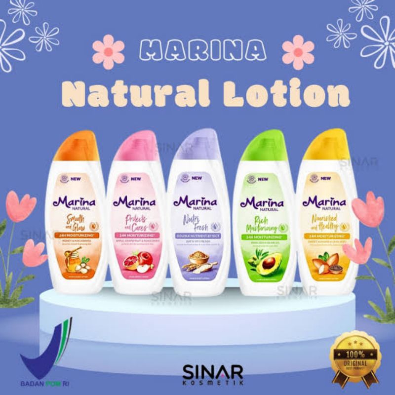 Jual MARINA Natural Hand & Body Lotion 475 ml | Shopee Indonesia