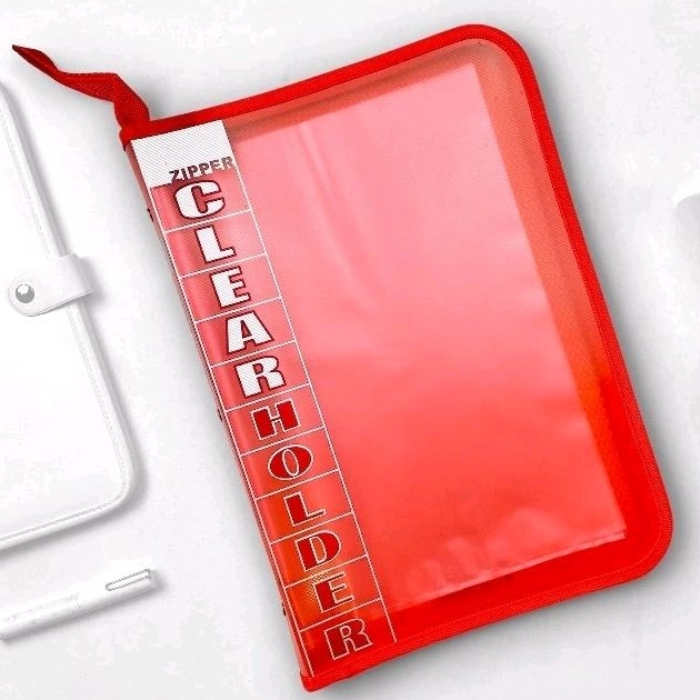 Jual Map Dokumen Folio Warna-Warni Resleting Isi 10 , 20 , 40 , 60 lembar/Map Plastik Dokumen ...