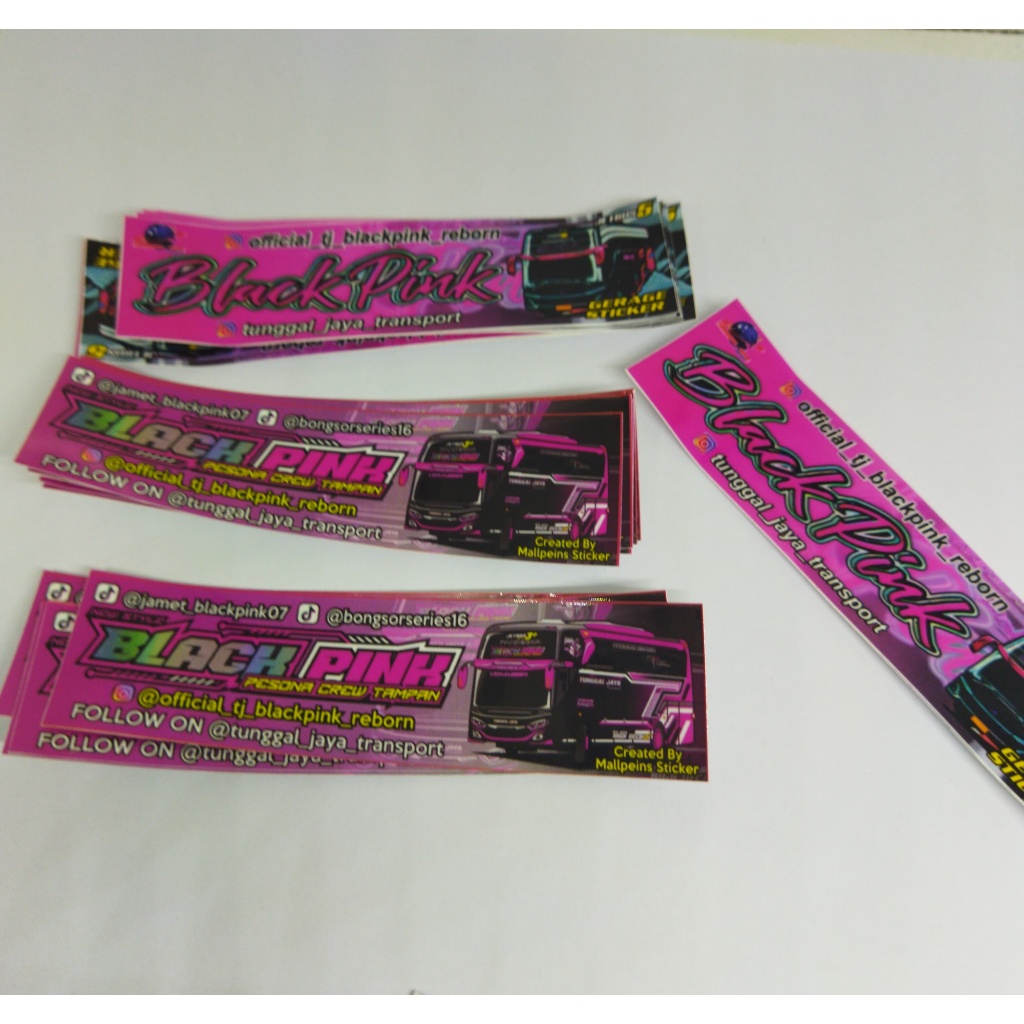 Jual STIKER JETBUS BLACKPINK ASLI PO | Shopee Indonesia