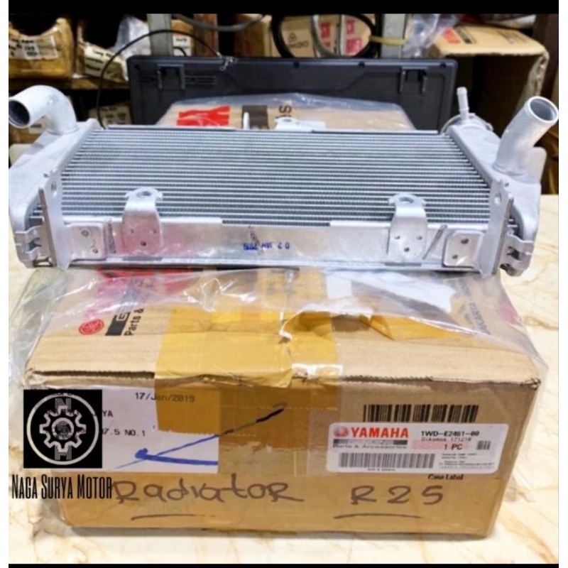 Jual Radiator Yamaha R25 R 25 1WD-E2461-00 ORIGINAL YGP | Shopee Indonesia