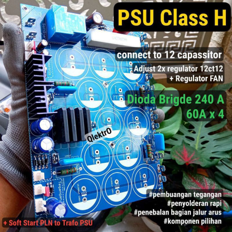Jual PSU Class H | GB | TD connect to 12 elco | Capassitor | Double ...