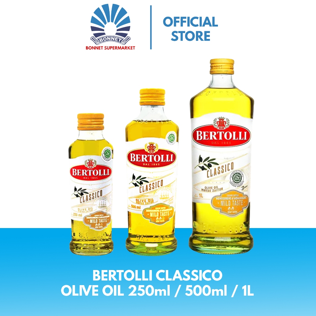 Jual Bertolli Olive Oil Classico 250ml / 500ml / 1 Liter | Shopee Indonesia