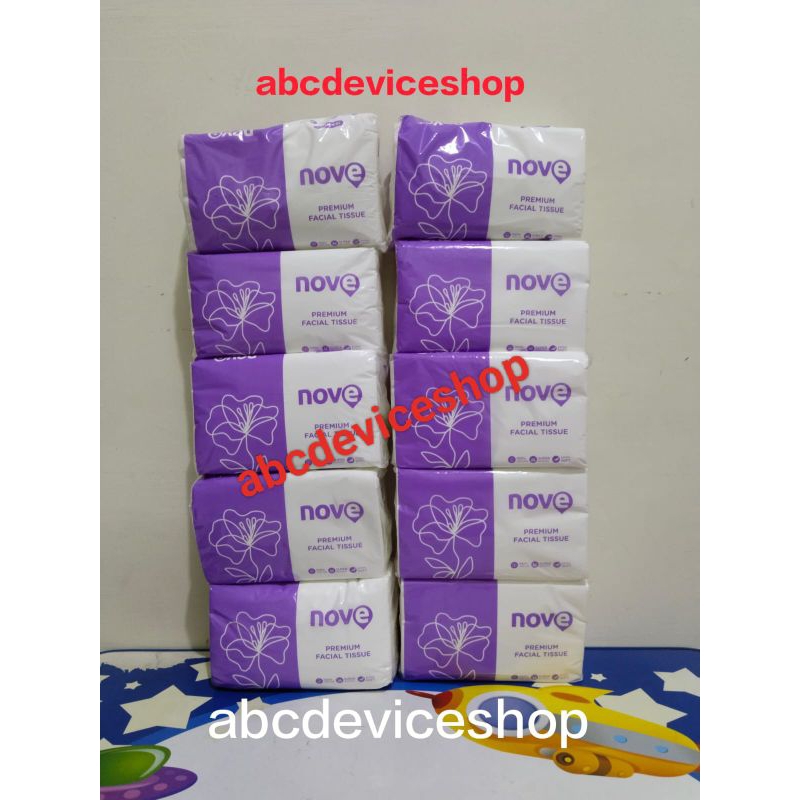 Jual Paket 10pc Tisu Tissue Nove 180 Sheet 2 Ply Facial Wajah | Shopee ...