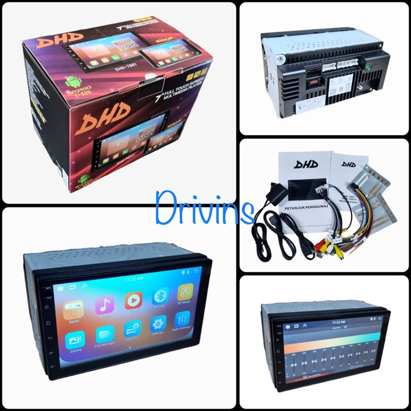 Jual HEAD UNIT DOUBLE DIN ANDROID DHD-7001 7” INCH MIRRORLINK UNIVERSAL ...