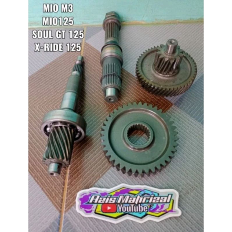 Jual gigi gardan / rasio set full as pully as roda mio m3,Mio 125,mio z ...