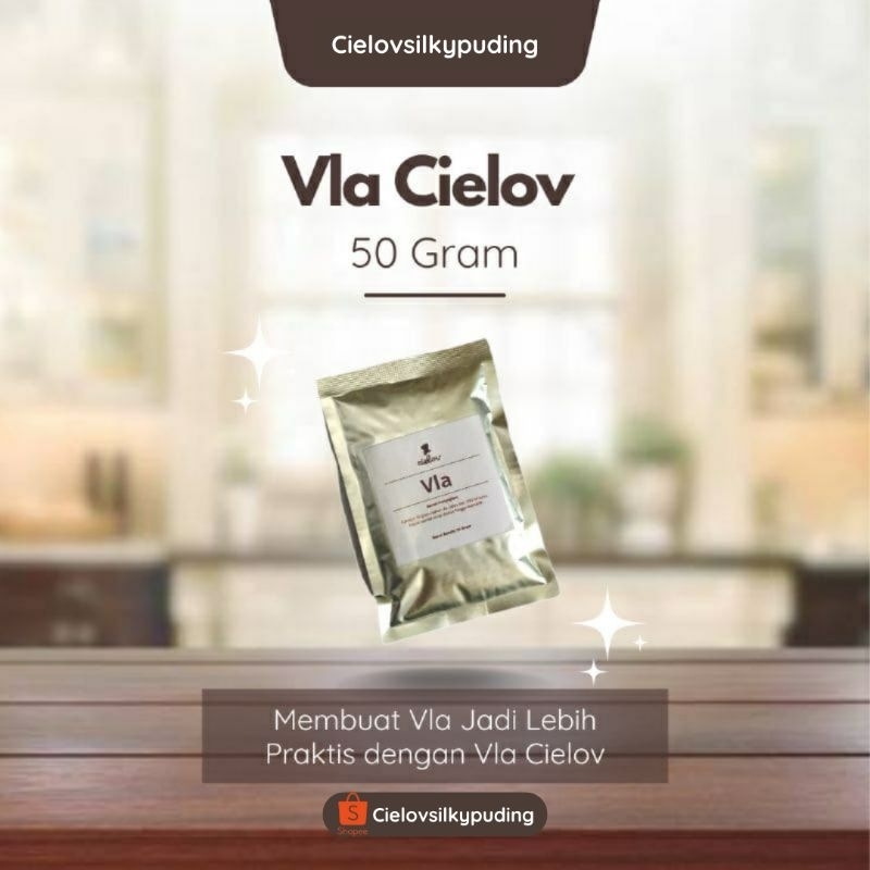 Jual vla vanila cielov 50 gram | vla bubuk instan | fla instant 50 gr ...