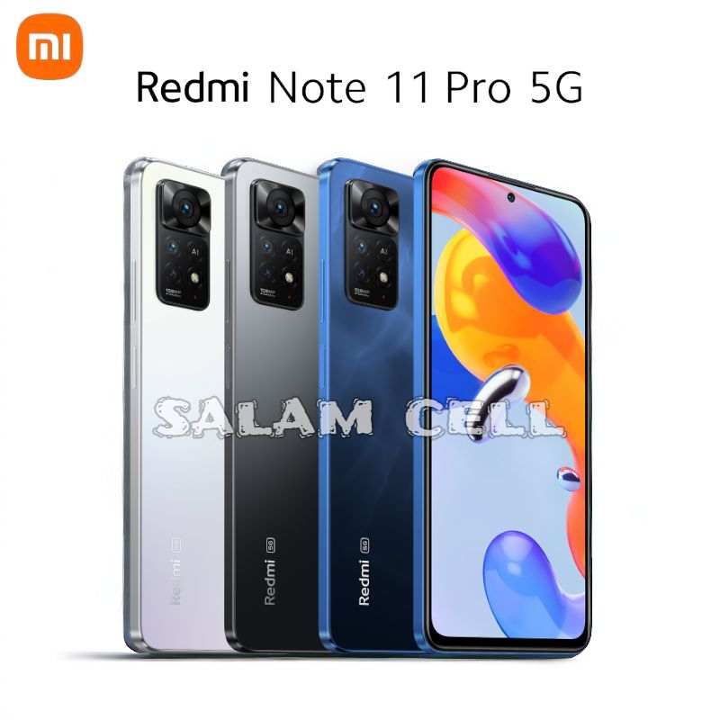 Jual Xiaomi Redmi Note 11Pro 5G Ram 8/128Gb Camera 108mp Super Amoled ...