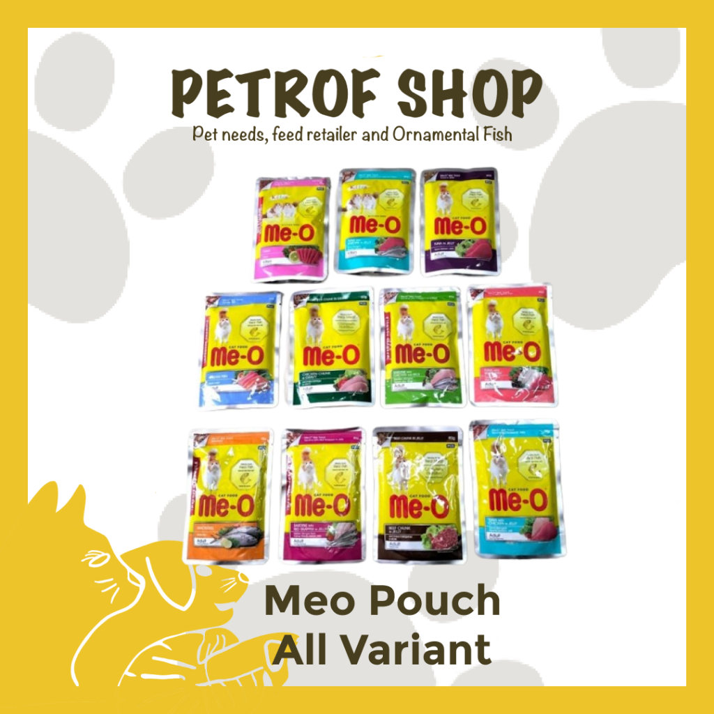 Jual MEO POUCH WET FOOD ALL VARIANTS 80GR | Shopee Indonesia
