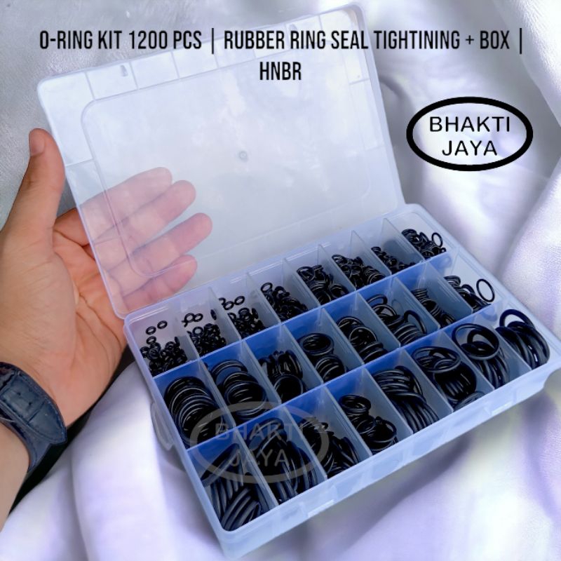 Jual O-Ring Kit 1200 Pcs | Rubber Ring Seal Tightining + Box | HNBR | Shopee Indonesia