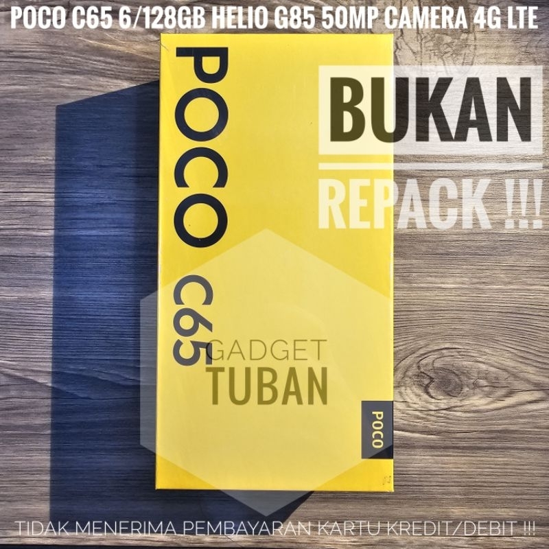 Jual Poco C65 6/128 GB 50MP Camera Helio G85 4G | Shopee Indonesia