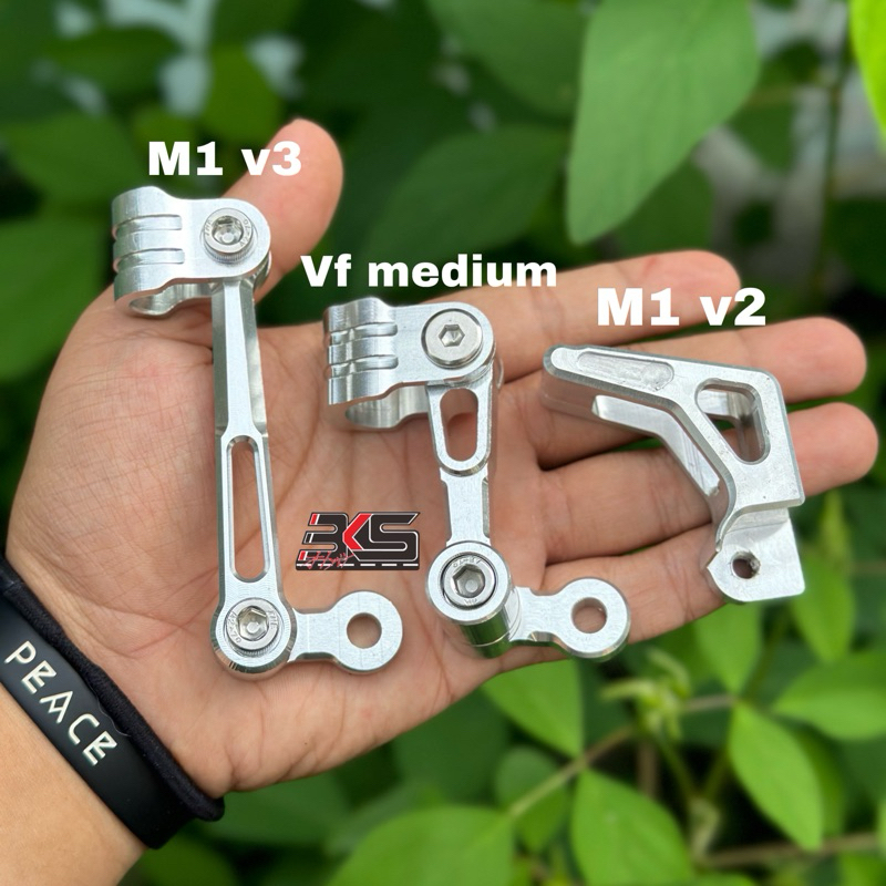 Jual bracket pangkon selang rem m1 speed almunium cnc pegangan selang ...