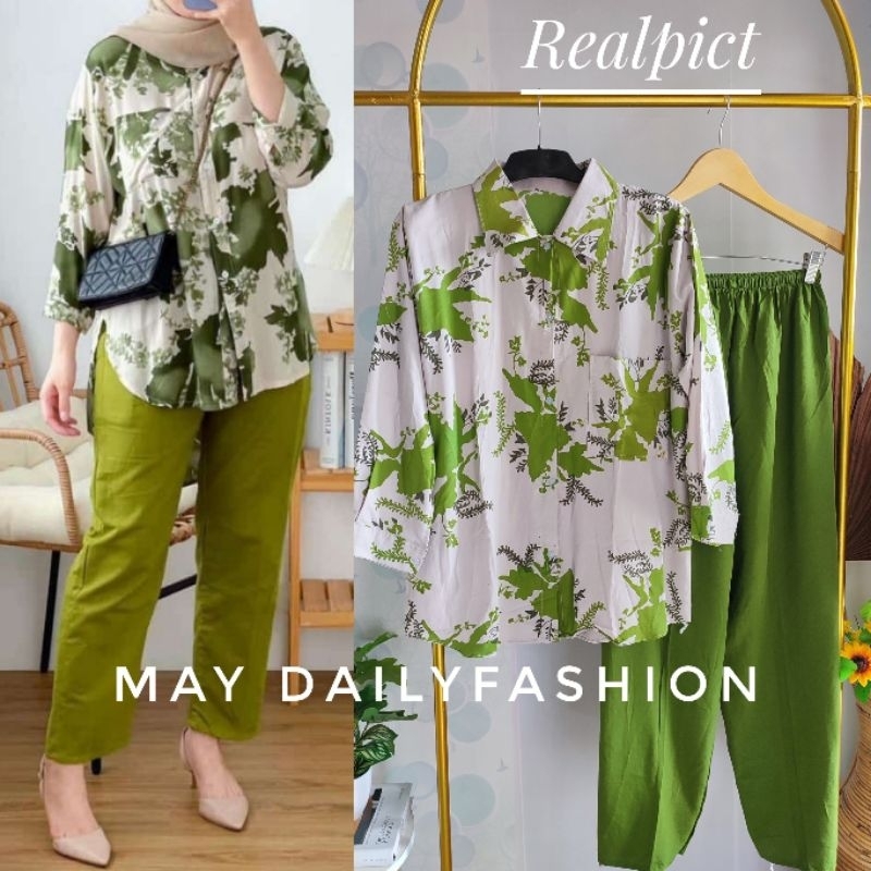 Jual CEKO SET ONESET PANJANG BUSUI RAYON DAILY OUTFIT SETELAN KEKINIAN ...