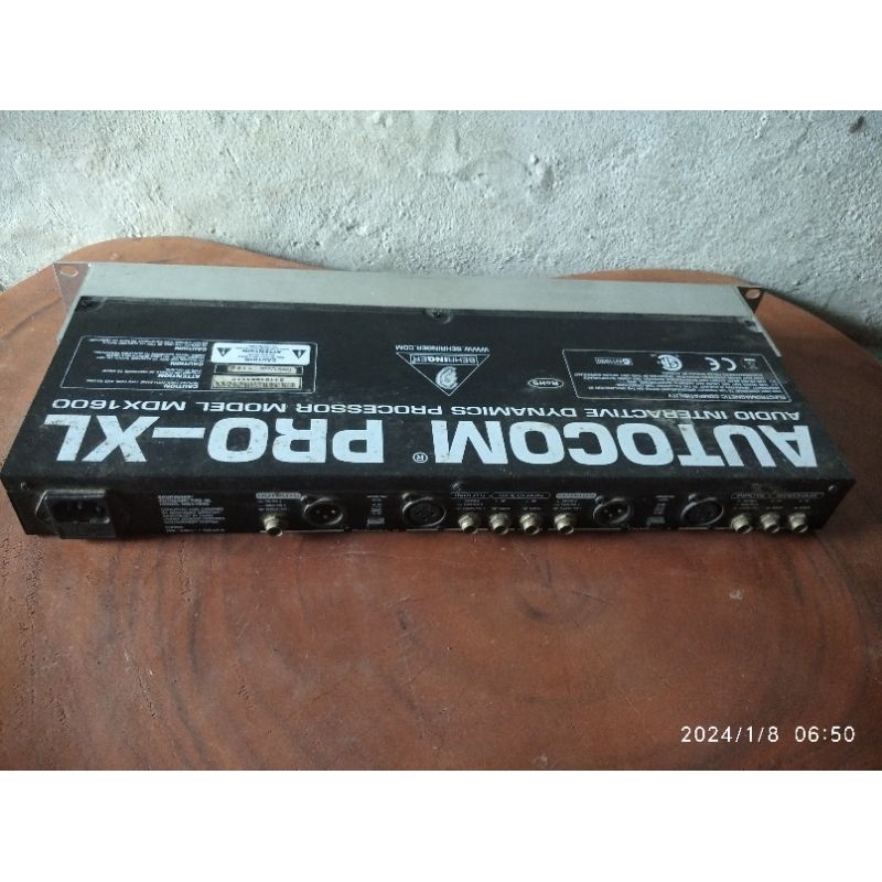 Jual compressor behringer Autocom Pro-xl mdx1600 bekas normal logo lama ...