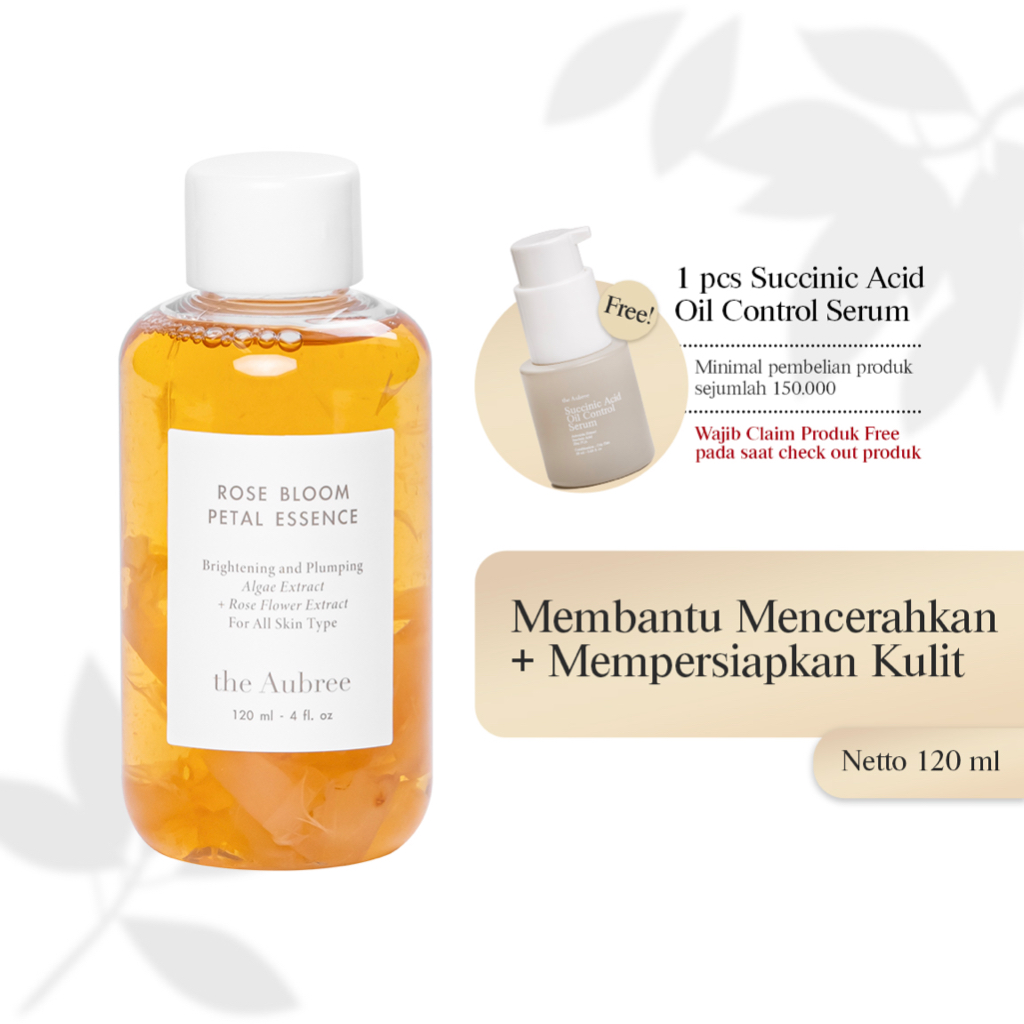 Jual The Aubree Rose Bloom Petal Essence 120 ml Pencerah Wajah | Shopee Indonesia