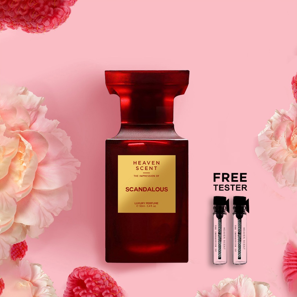 Jual Heaven Scent Parfum Scandalous 50ml - Parfum Wanita EDP | Shopee ...
