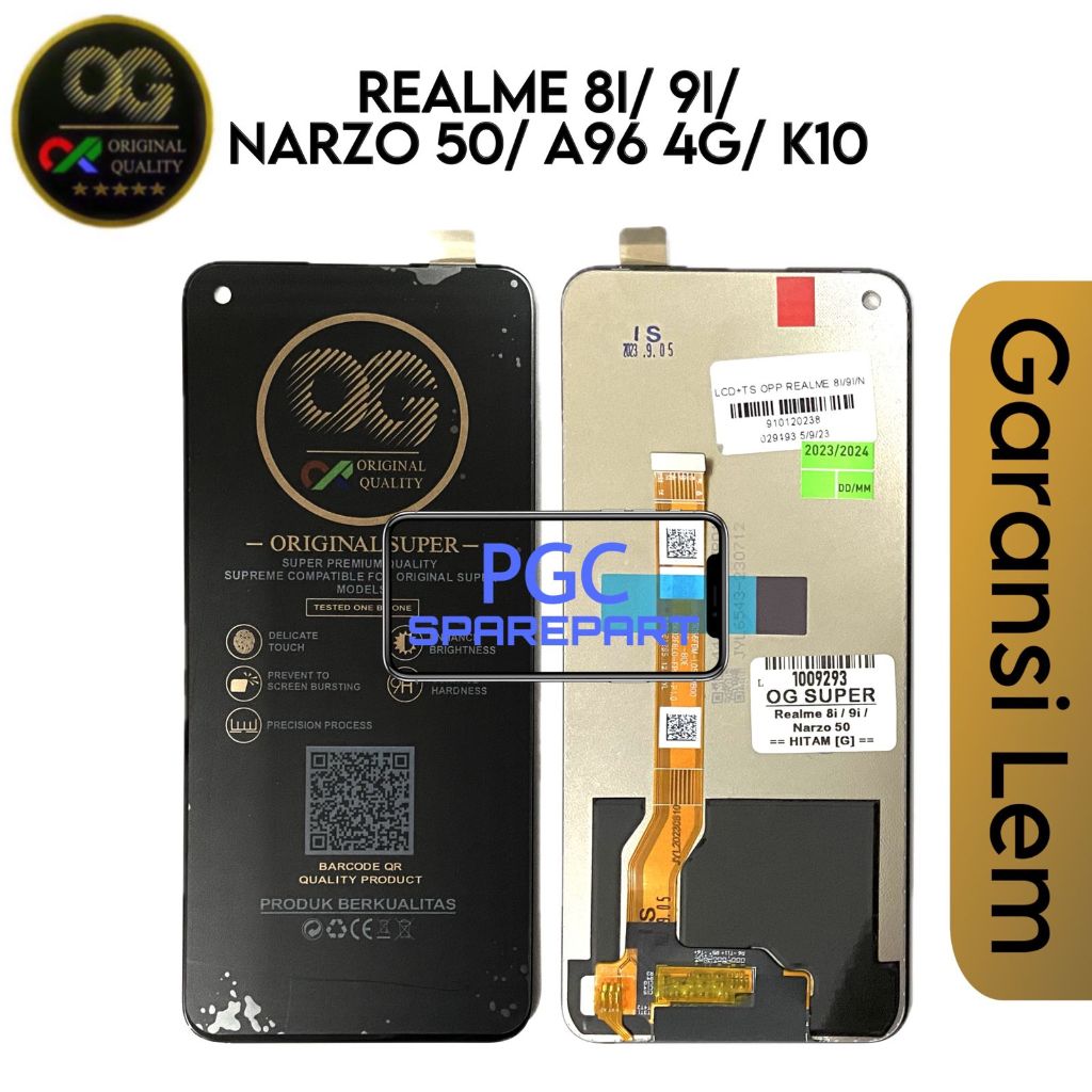Jual ORIGINAL SUPER OG - LCD Touchscreen Fullset Realme 8i / Realme 9i ...