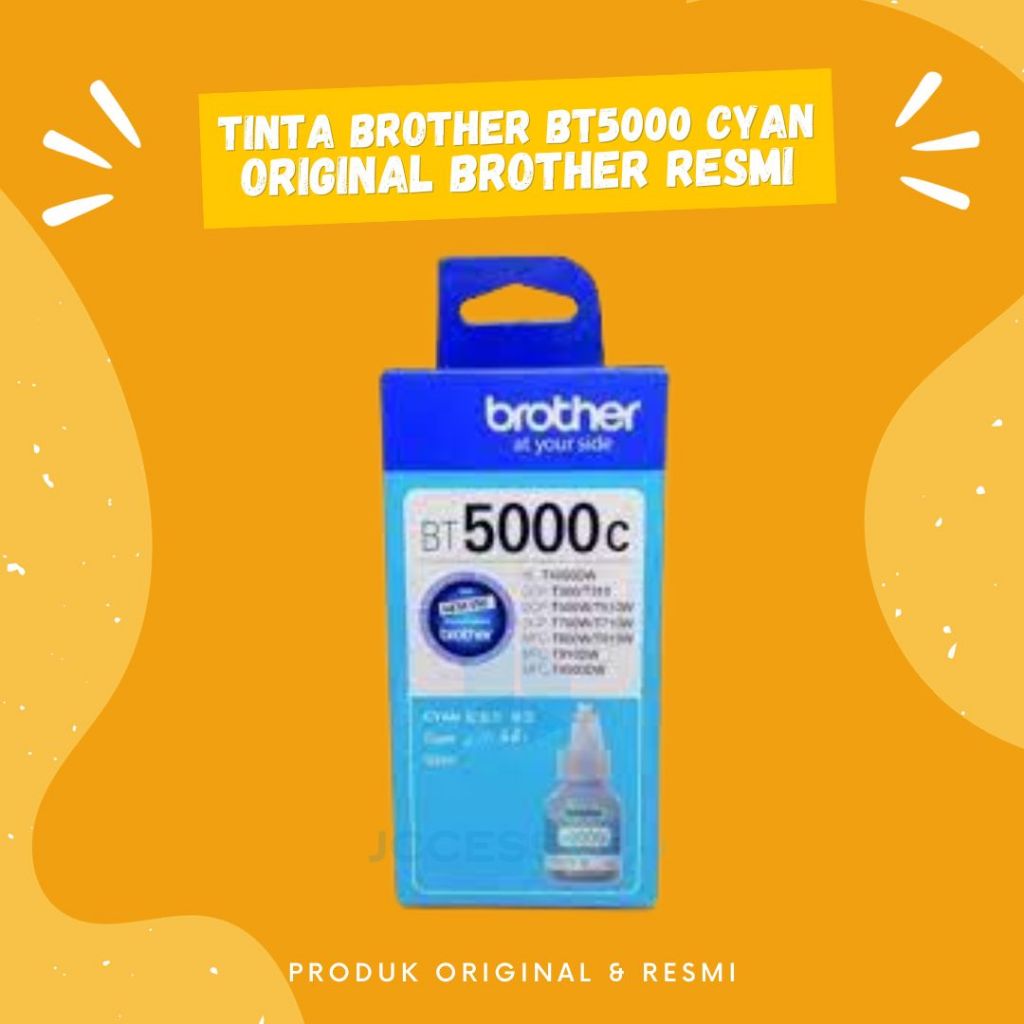Jual Tinta Brother BT5000 C Original Cyan BT 5000C | Shopee Indonesia