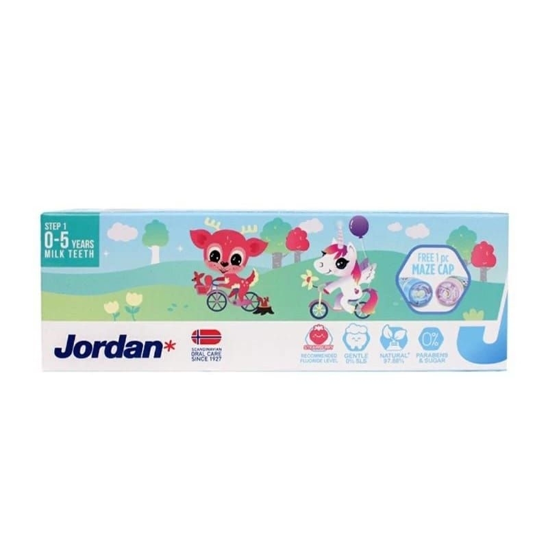 Jual Pasta gigi Jordan step 1 (0-5tahun), Pasta gigi step 2 (6-12th ...