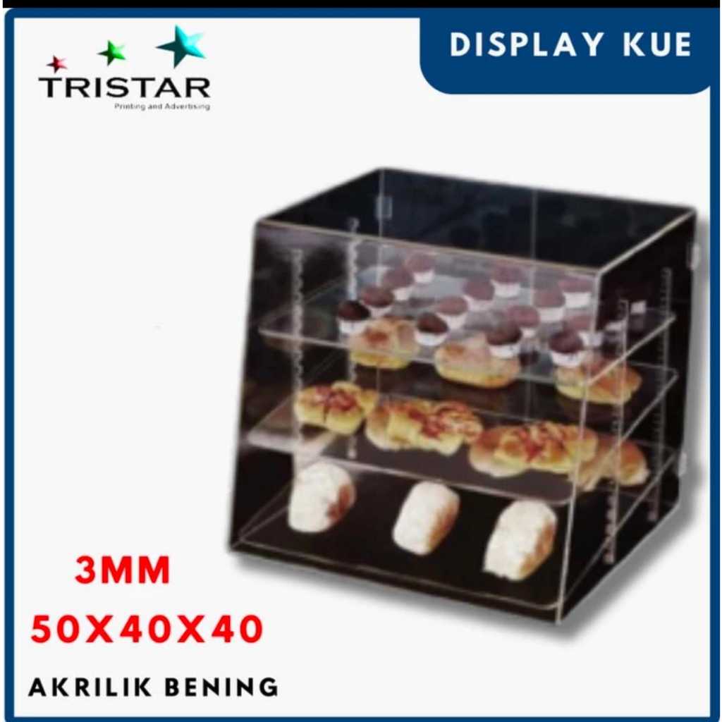 Jual Display Food Etalase Makanan Akrilik Premium | Display Kue Acrylic ...