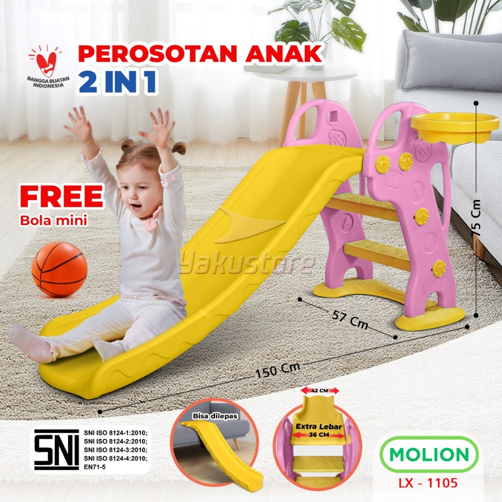 Jual MOLION SNI Mainan Perosotan Anak Seluncuran Prosotan Kuda Kudaan ...