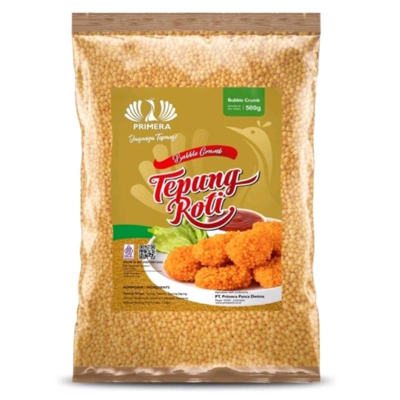 Jual Bubble Crumb Primera kemasan repack 250gr/ tepung roti bulat ...