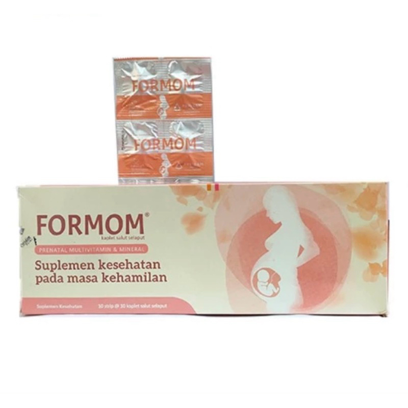 Jual Formom strip 10 tablet ( suplemen lengkap ibu hamil ) | Shopee ...