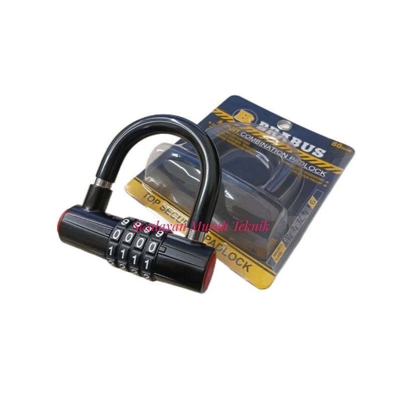 Jual Gembok Digital BRABUS 6533 Kombinasi Nomor Security Padlock Class ...