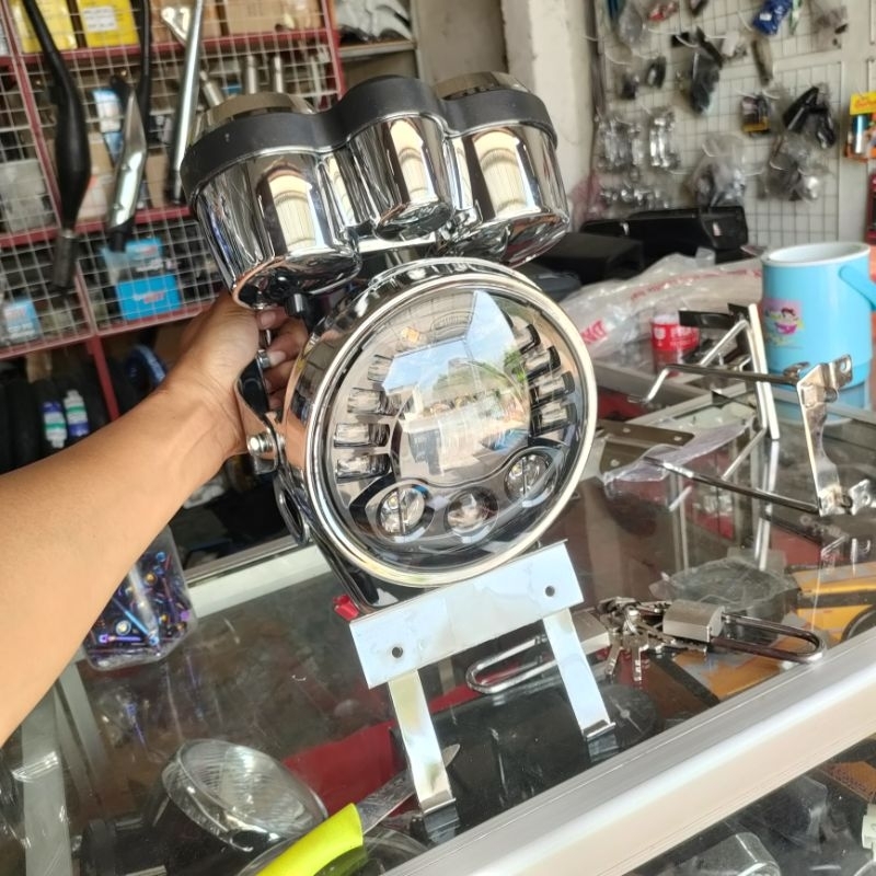 Jual lampu ninja ss set spido + breket import kualitas original. pnp ...