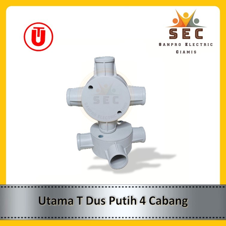 Jual T DUS DOOS TDOS TDUS PUTIH CABANG 4 UTAMA CROSSDOS 20 MM RUMAH ...