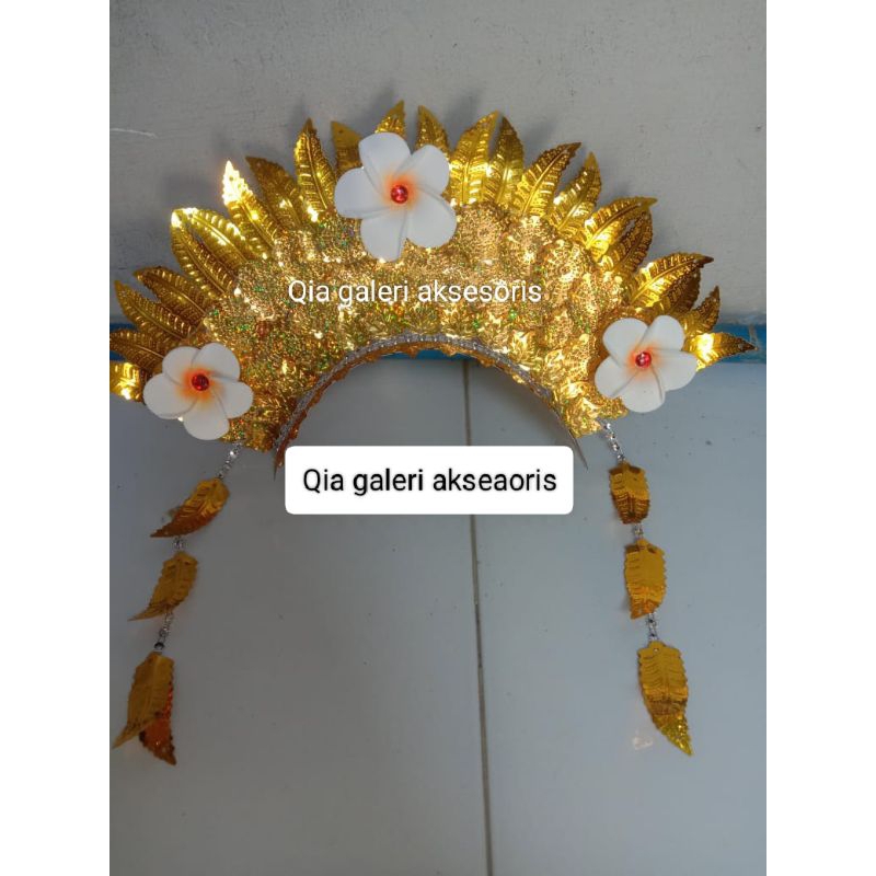 Jual (COD)mahkota bali anak/mahkota sunting bali anak/mahkota tarian ...
