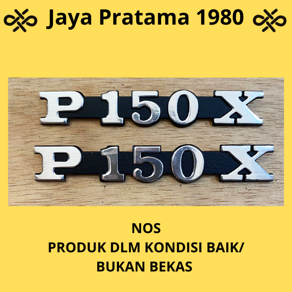 Jual LOGO EMBLEM ALUMINIUM TEMPONG VESPA P 150 SE P150SE P 150 X P150X ...