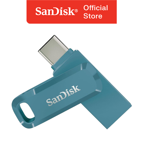 Jual Flashdisk OTG Type C 128GB SanDisk Dual Drive SDDDC3 BABY BLUE ...