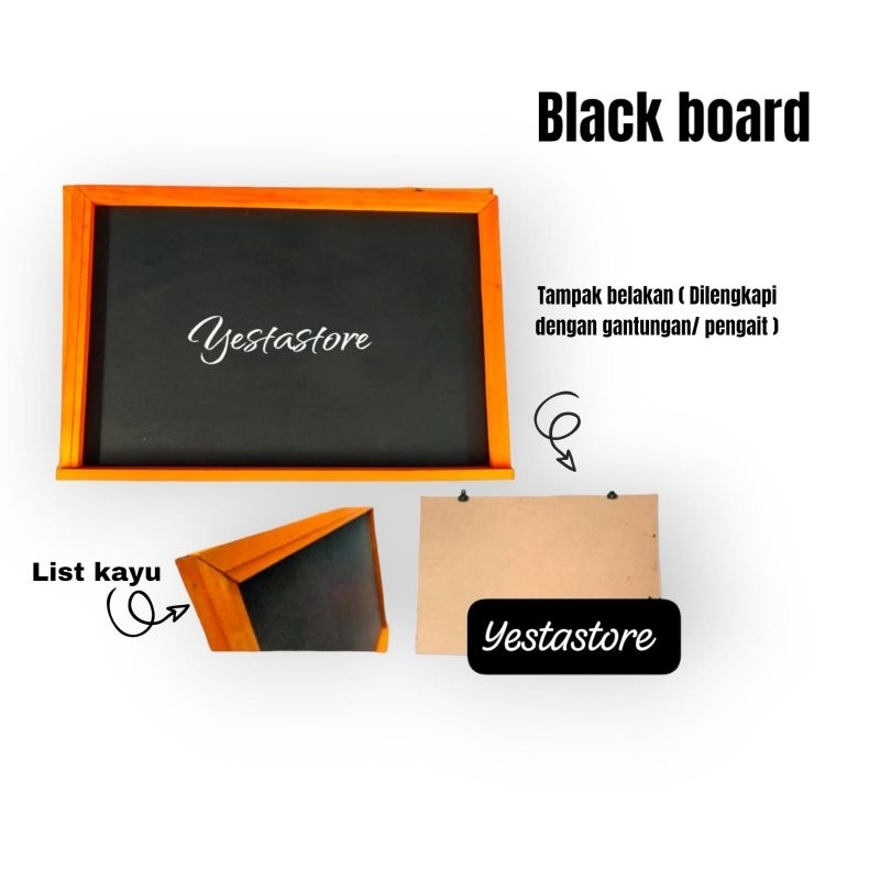 Jual Papan Tulis Kapur Papan Tulis Menu Cafe Dan Resto | Shopee Indonesia