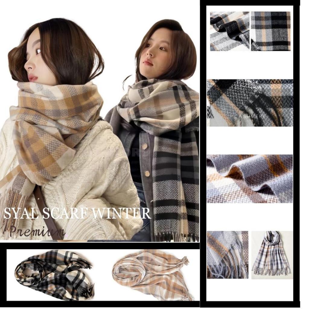 Jual SYAL WANITA SCARF SYAL WINTER SYAL MUSIM DINGIN SCARF UNISEX ...