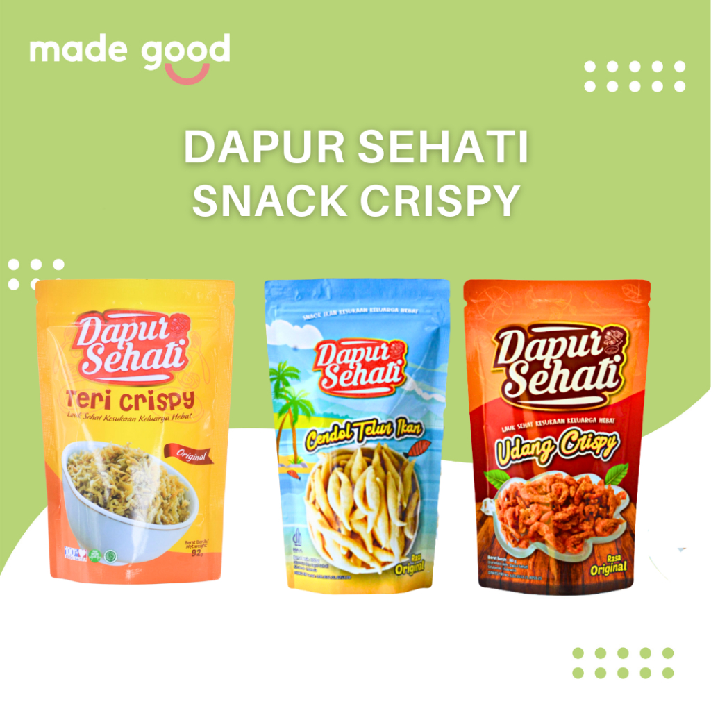 Jual Dapur Sehati Snack Crispy Lauk Praktis Siap Saji Udang Crispy | Shopee Indonesia
