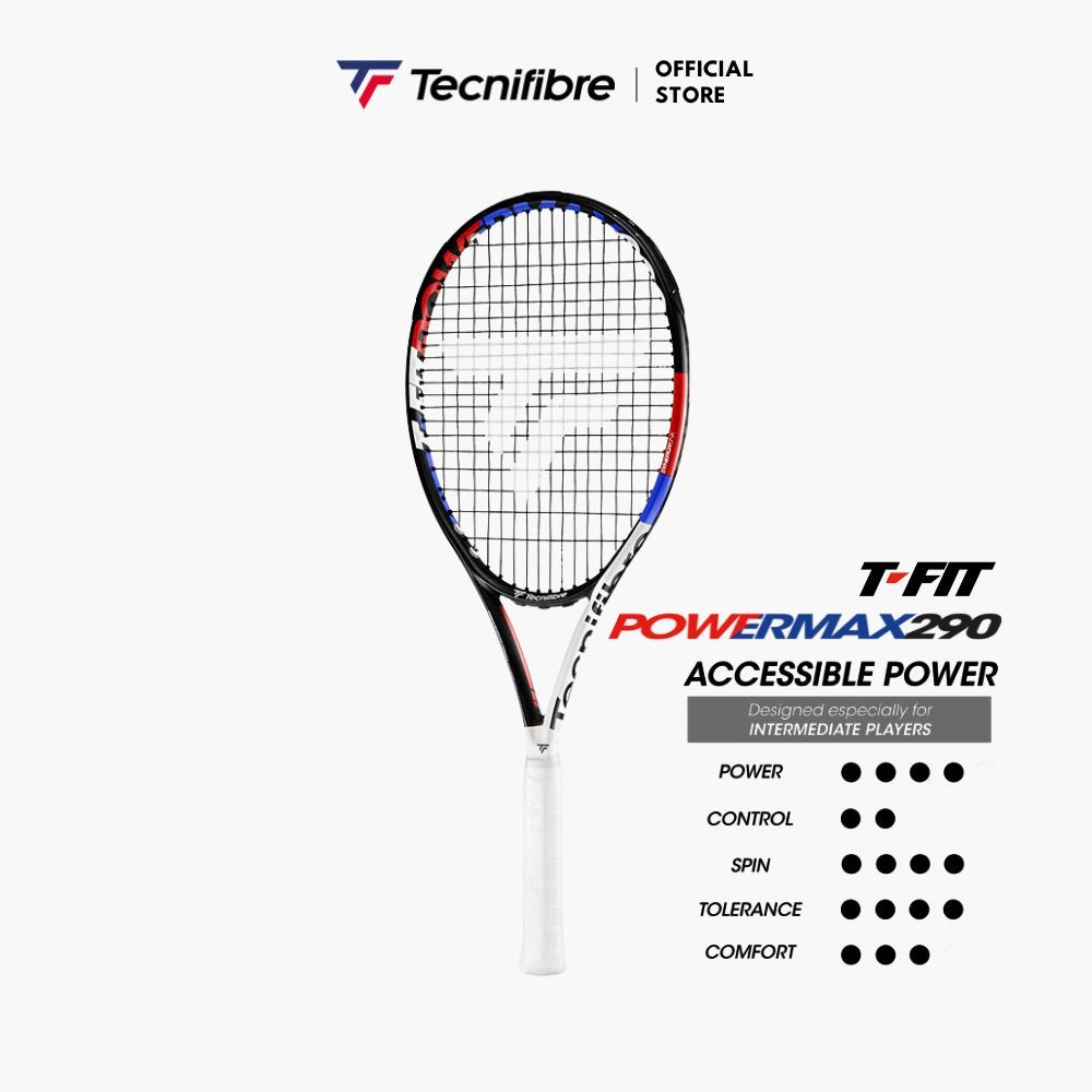 Jual Tecnifibre Tennis Racket T-FIT 290 POWERMAX | Raket Tenis | Shopee Indonesia