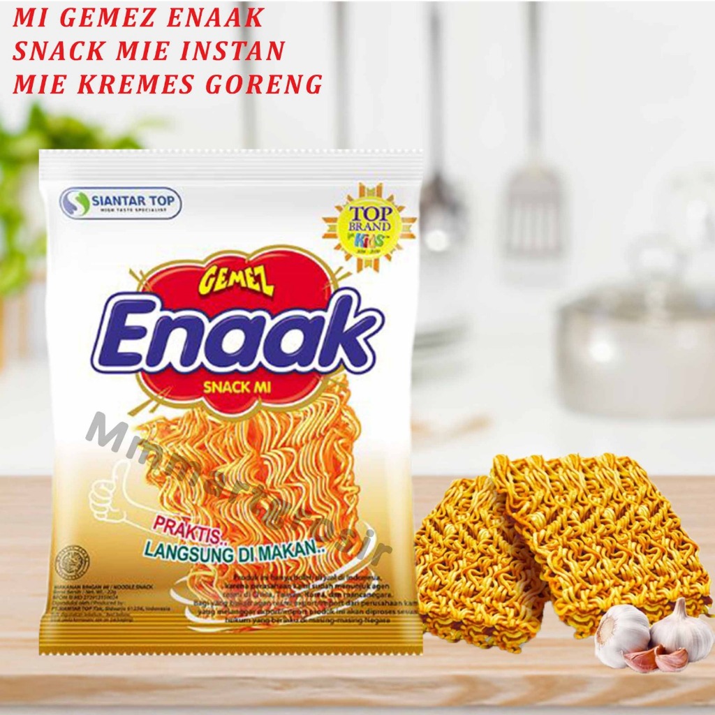 Jual Mi Gemez Enaak / Snack Mie Instan / Cemilan Mie Kremes Goreng ...