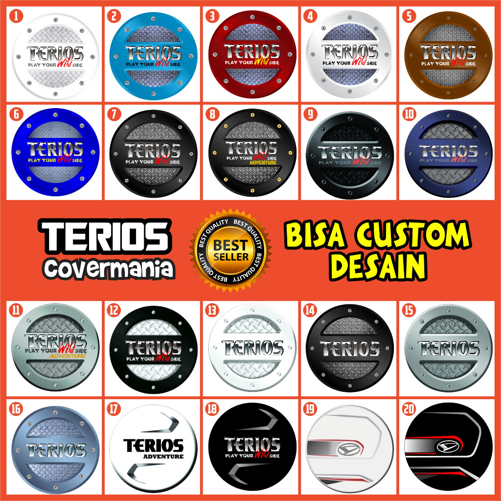 Jual Cover/Penutup Ban/Roda Cadangan Mobil Terios Sarung/Penutup Roda ...