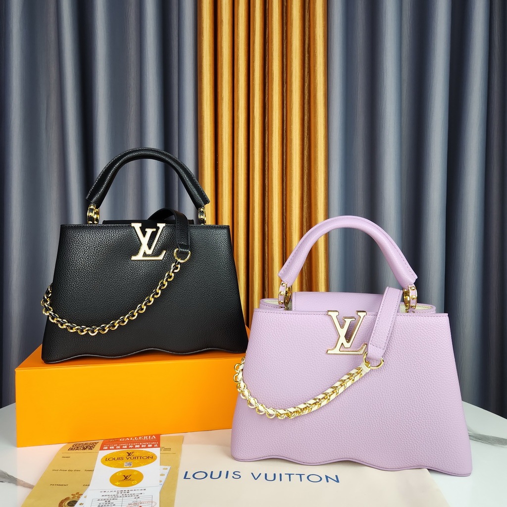 Jual TAS BRANDED IMPORT || VL By The Pool Capucines Capushell Taurillon ...