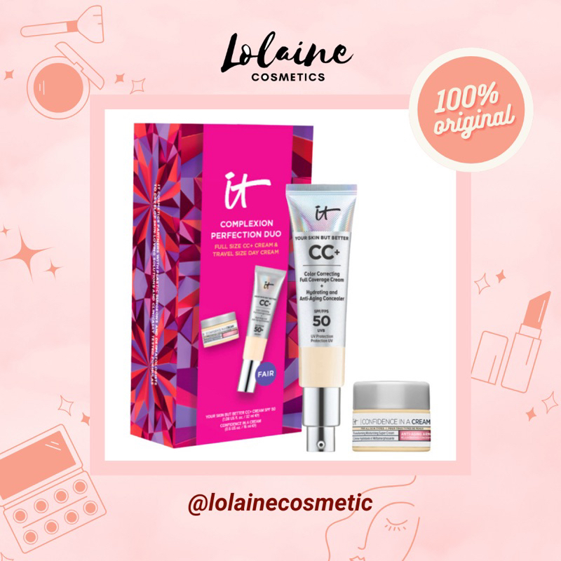 Jual IT COSMETICS CC+ CREAM WITH SPF 50+ FAIR | Shopee Indonesia