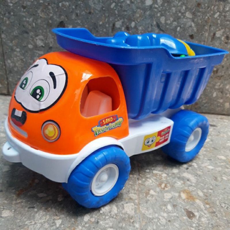 Jual SAND TRUCK DUMP / MAINAN MOBIL TRUK PENGANGKUT PASIR LENGKAP ...