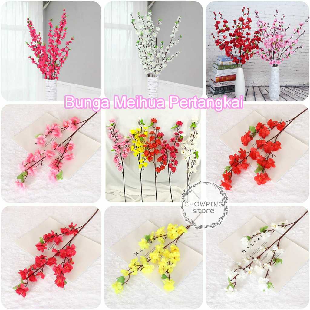 Jual Bunga Artificial Sakura Meihua Mei Hua Pink Hiasan Parcel Imlek ...