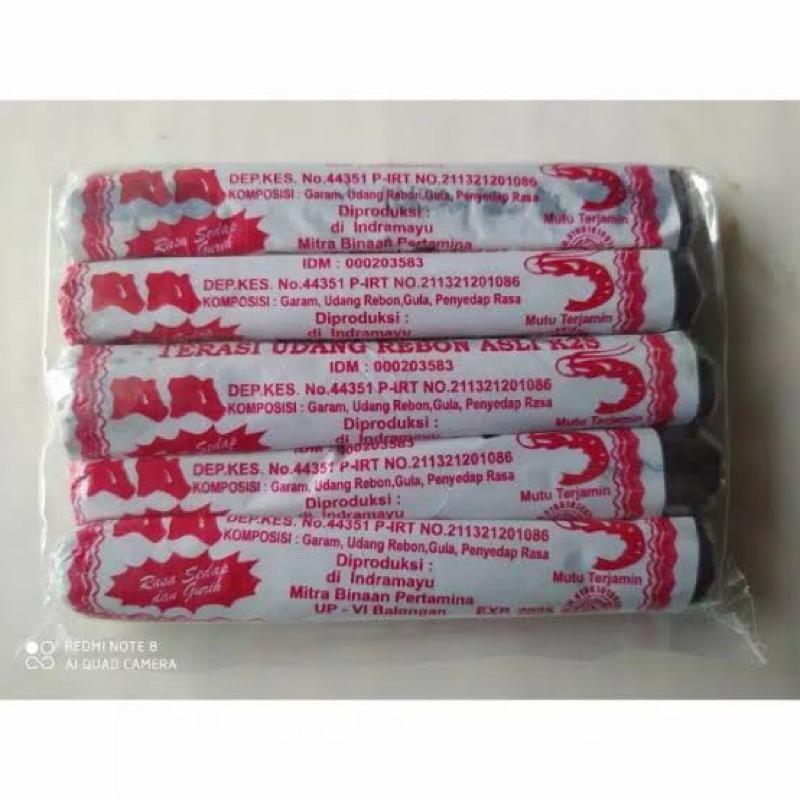 Jual @5pcs Terasi udang rebon cap kepala 2 sapi K2S ny cenglan 120Gr ...