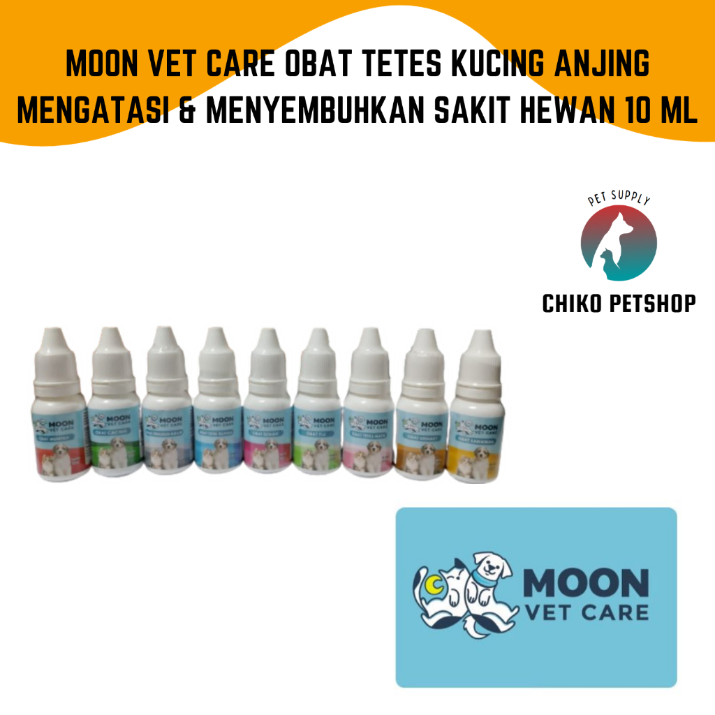 Jual MOON VET CARE Obat Tetes Kucing Anjing 10 Ml | Shopee Indonesia