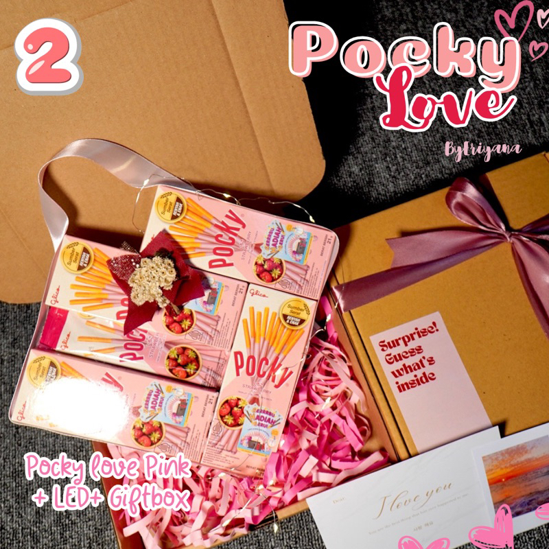 Jual Pocky Love Hampers Snack Box Kado Ulang Tahun Pacar Kado Valentine ...