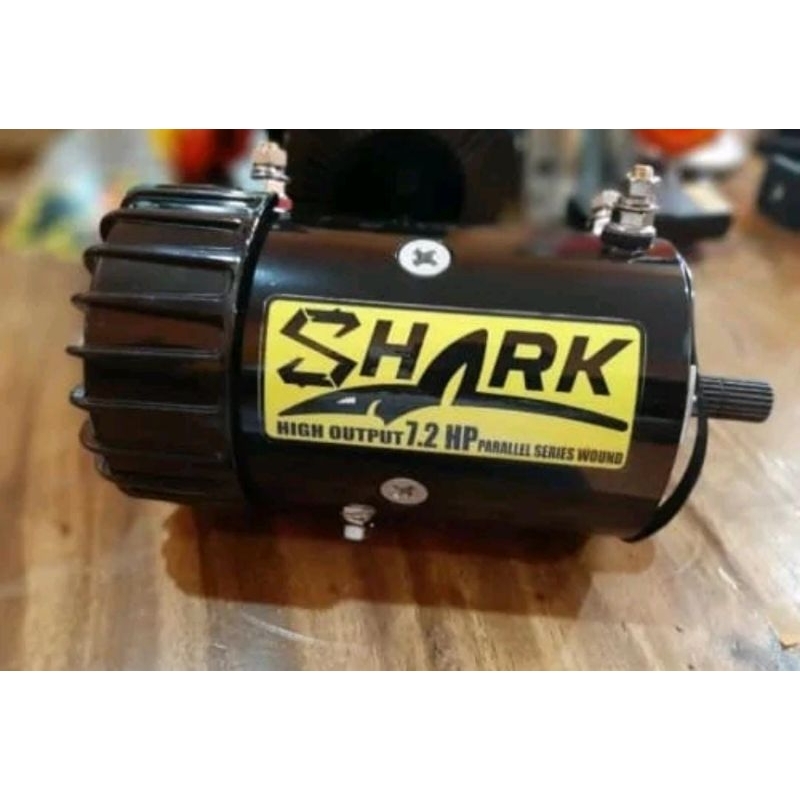 Jual Shark Motor Dinamo Winch 12volt 7.2HP (HORSE POWER) | Shopee Indonesia