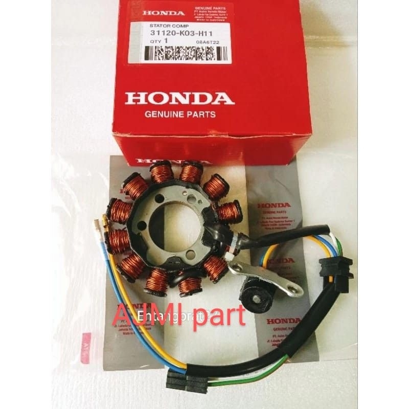 Jual Spull Spull Stator Assy KO3 Honda Revo fit fi injeksi Revo fi injeksi | Shopee Indonesia
