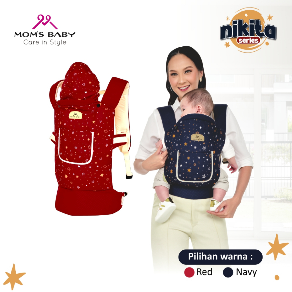 Jual Mom's Baby Gendongan Bayi SSC M Shape Nikita Series | Shopee Indonesia
